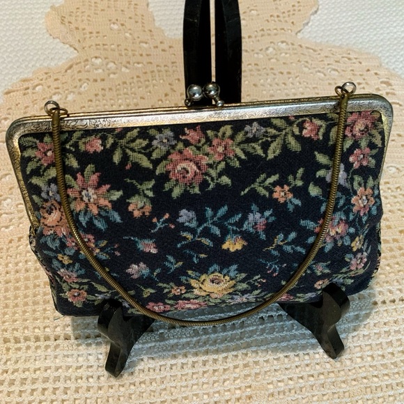 Walborg | Bags | Vintage Walborg Floral Tapestry Bag Made In West ...